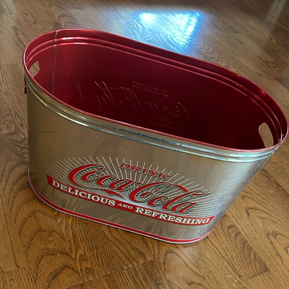 Coca Cola | Party Supplies | Cocacola Large Party Tin Tub Beverage Tub ...